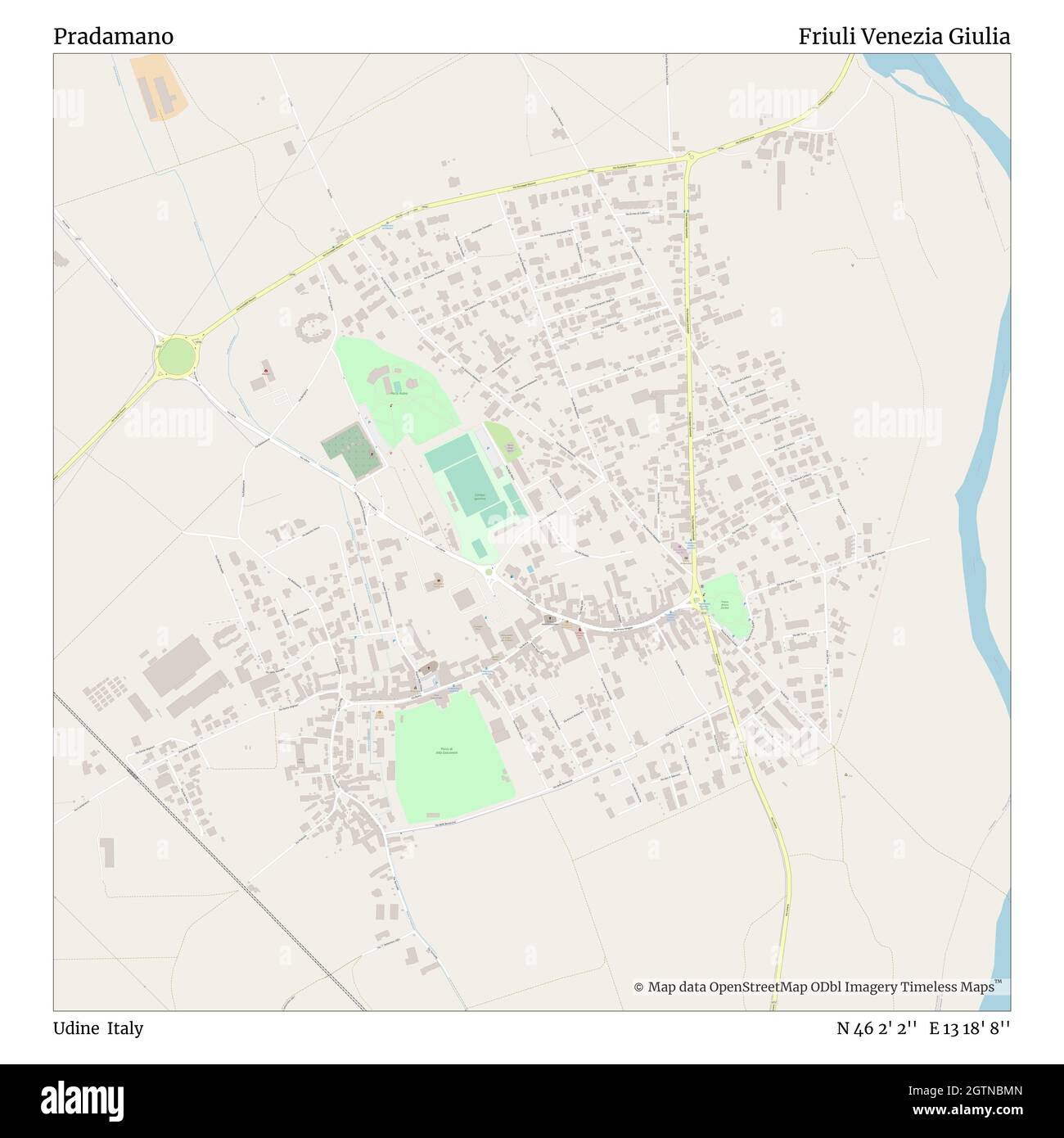 Pradamano, Udine, Italien, Friaul Julisch Venetien, N 46 2' 2'', E 13 ...