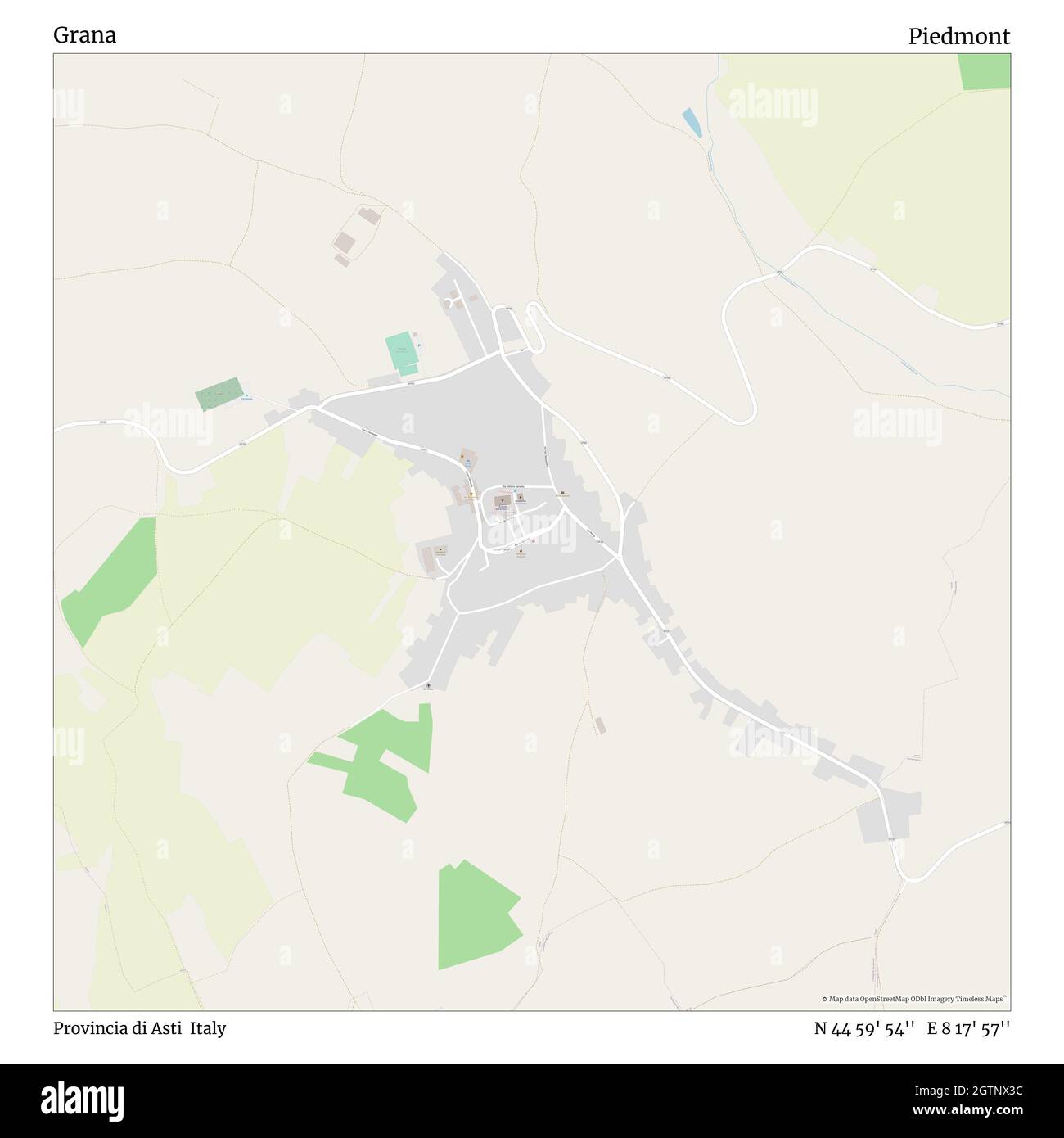 Grana, Provincia di Asti, Italien, Piemont, N 44 59' 54'', E 8 17' 57 ...