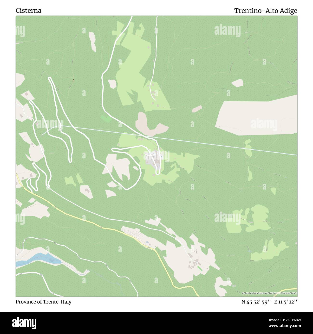 Cisterna, Provinz Trente, Italien, Trentino-Südtirol, N 45 52' 59'', E ...