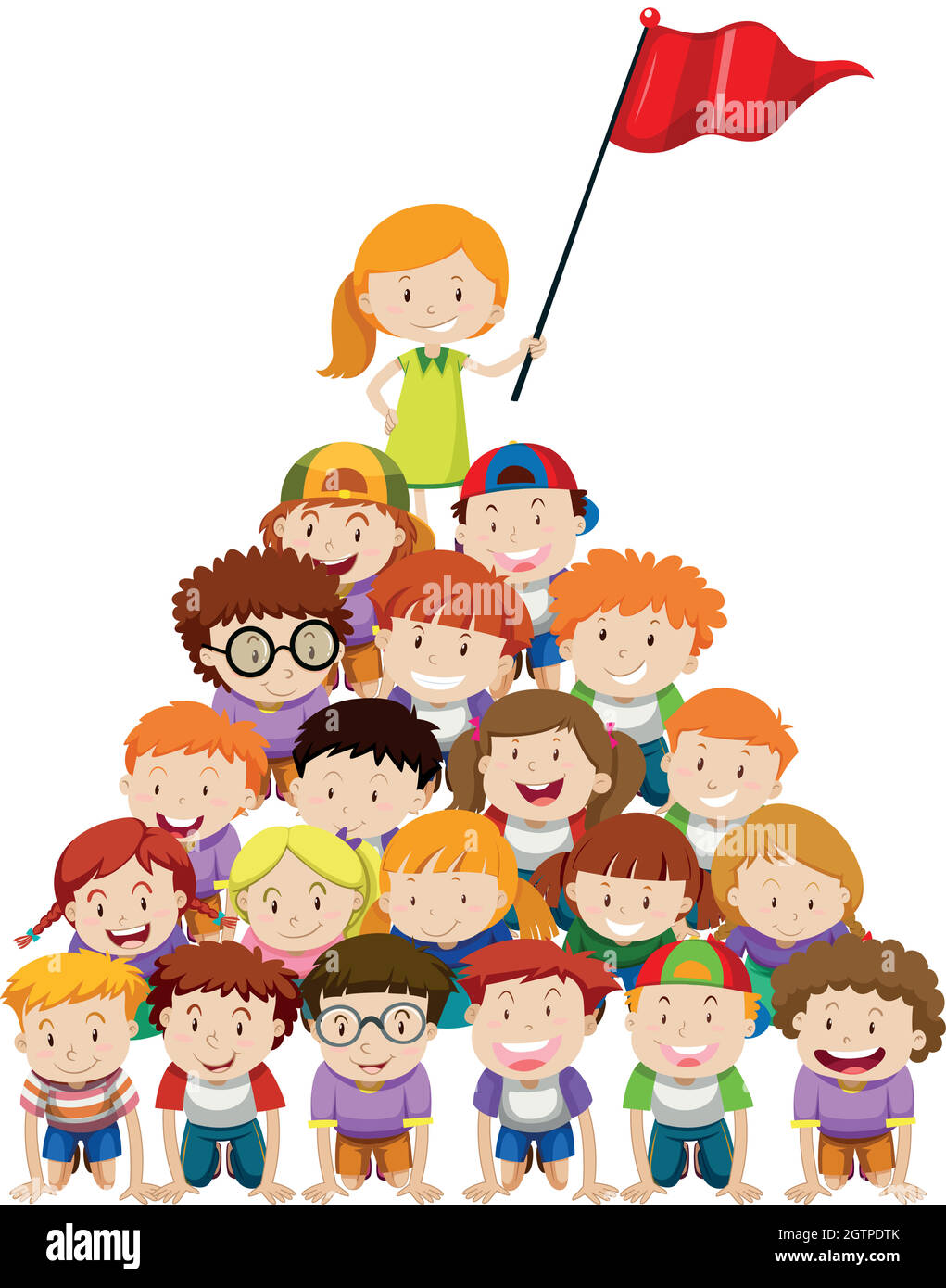 Pyramid illustration Stock-Vektorgrafiken kaufen - Alamy