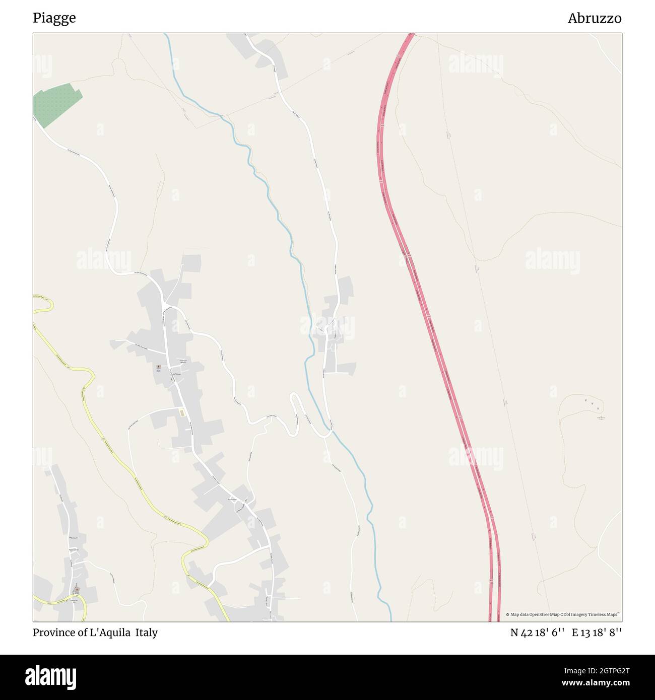 Piagge, Provinz L'Aquila, Italien, Abruzzen, N 42 18' 6'', E 13 18' 8 ...