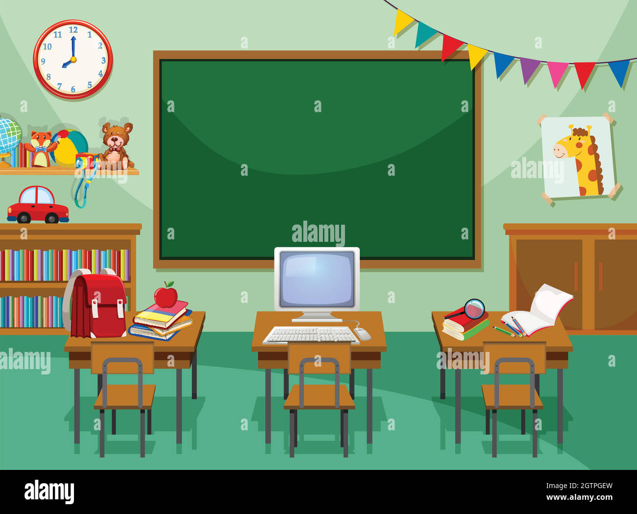 Computer vuoto Stock-Vektorgrafiken kaufen - Alamy