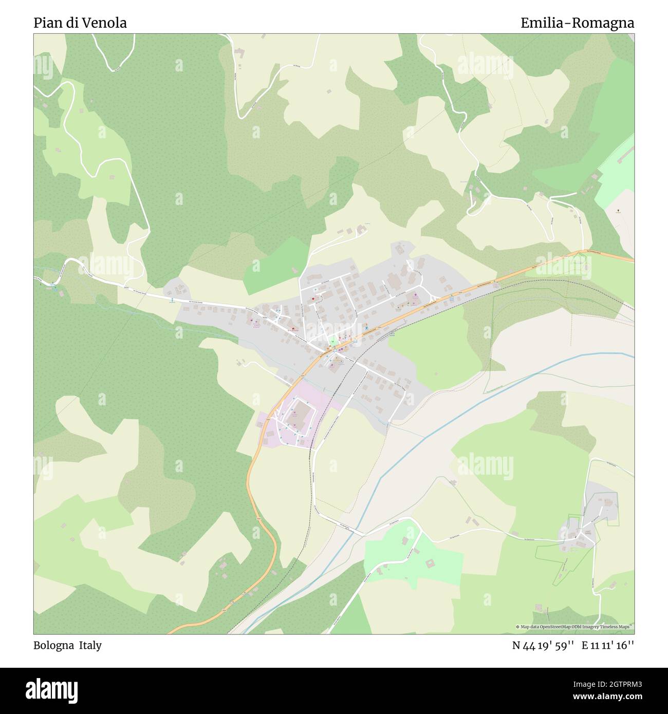 Pian di Venola, Bologna, Italien, Emilia-Romagna, N 44 19' 59'', E 11 ...
