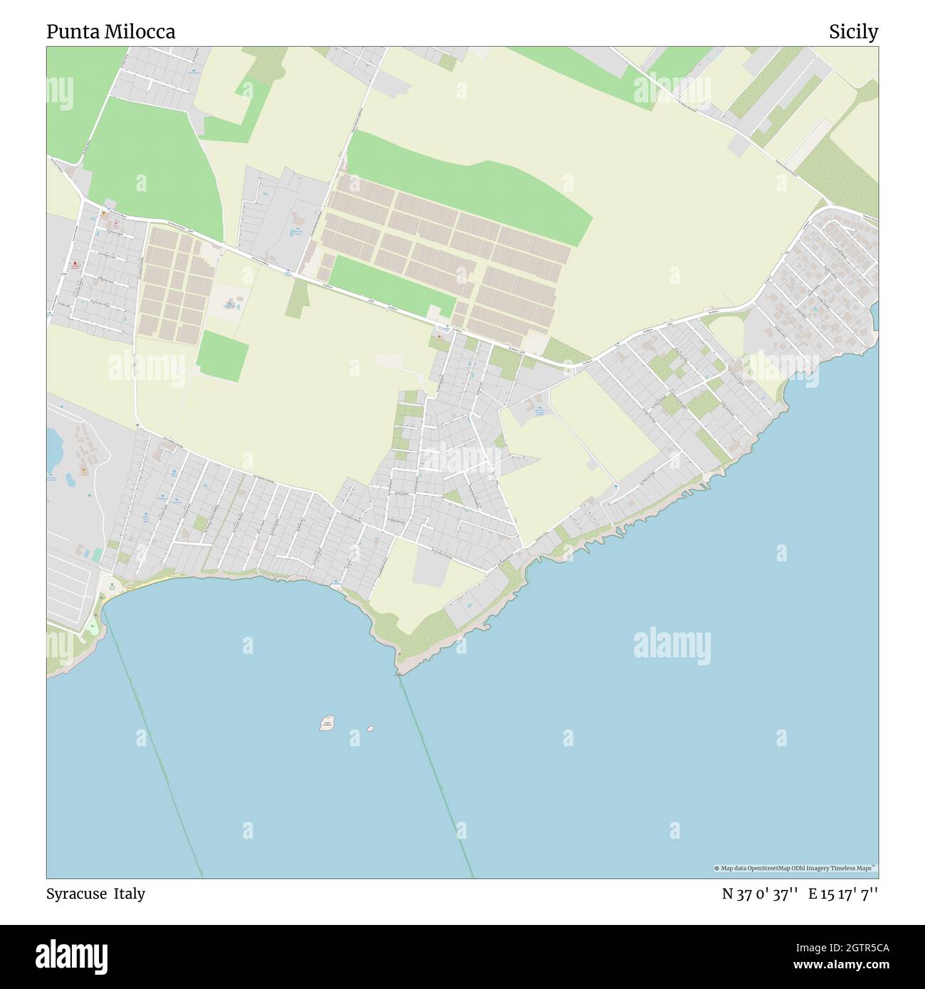 Punta Milocca, Syrakus, Italien, Sizilien, N 37 0' 37'', E 15 17' 7 ...