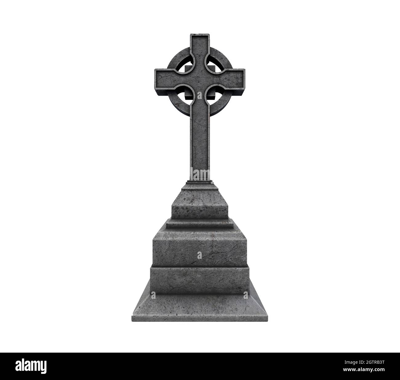 Keltisches kreuz auf grabstein Ausgeschnittene Stockfotos und -bilder - Alamy