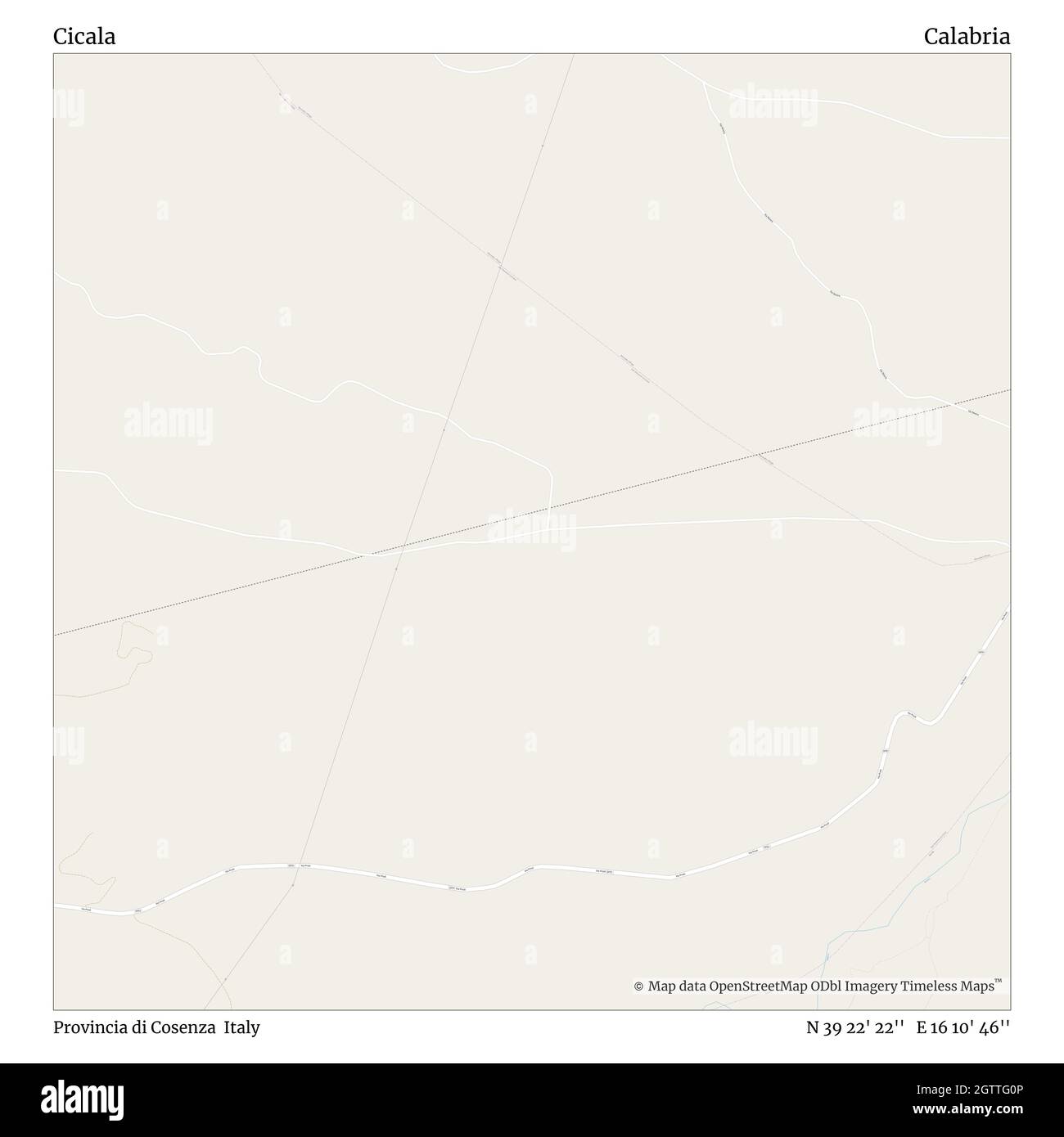 Cicala, Provincia di Cosenza, Italien, Kalabrien, N 39 22' 22'', E 16 ...