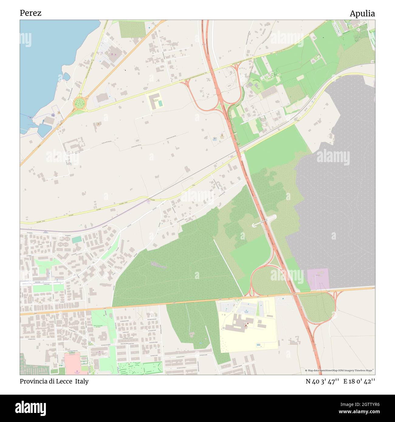 Perez, Provincia di Lecce, Italien, Apulien, N 40 3' 47'', E 18 0' 42 ...