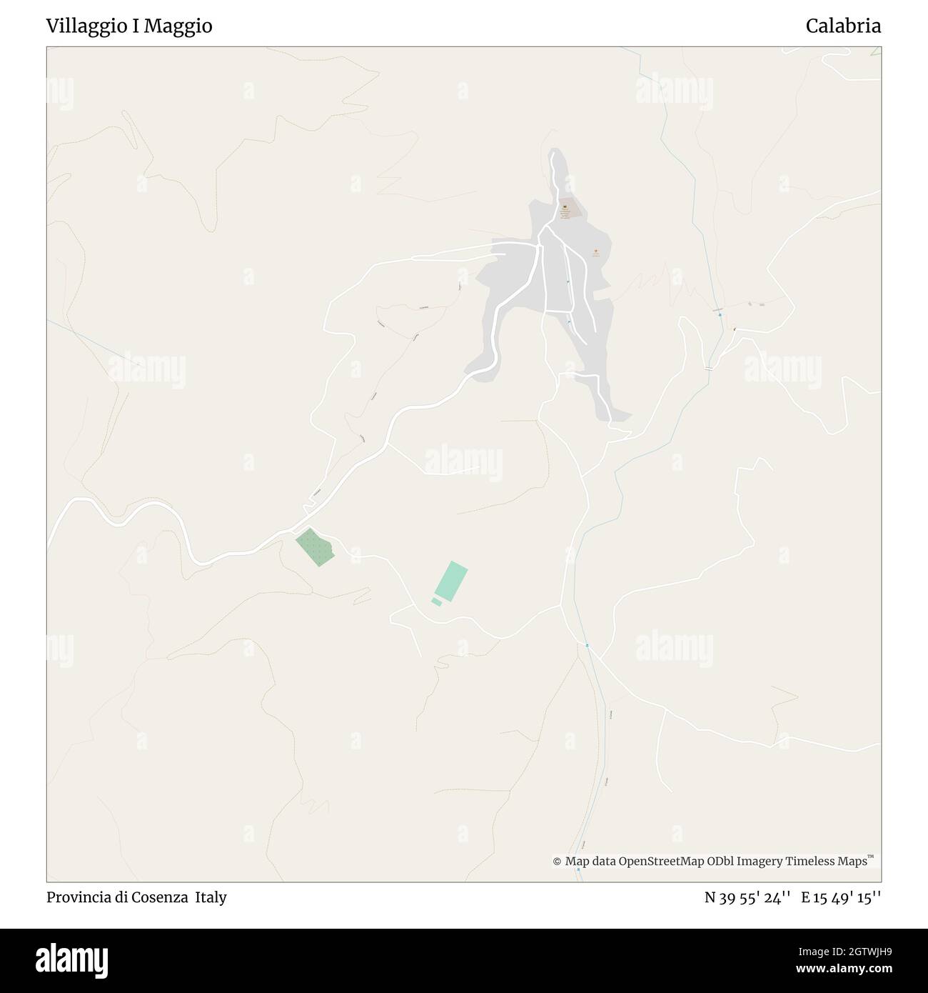 Villaggio i Maggio, Provincia di Cosenza, Italien, Kalabrien, N 39 55 ...