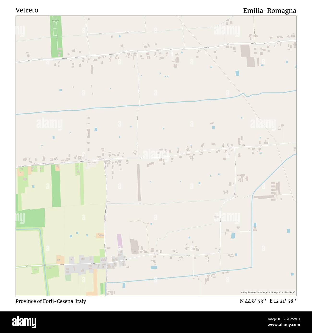 Vetreto, Provinz Forlì-Cesena, Italien, Emilia-Romagna, N 44 8' 53'', E ...