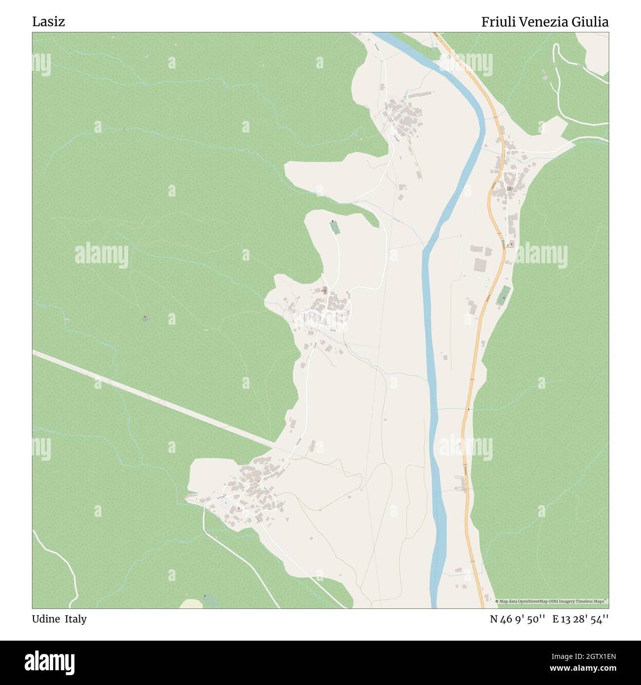 Lasiz, Udine, Italien, Friaul Julisch Venetien, N 46 9' 50'', E 13 28 ...