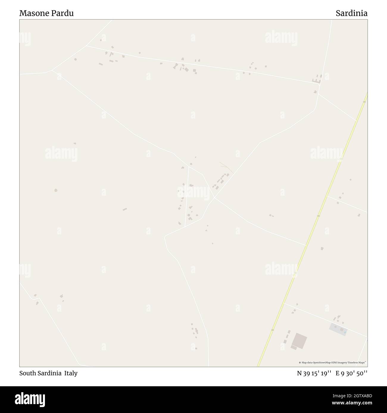 Masone Pardu, Südsardinien, Italien, Sardinien, N 39 15' 19'', E 9 30 ...