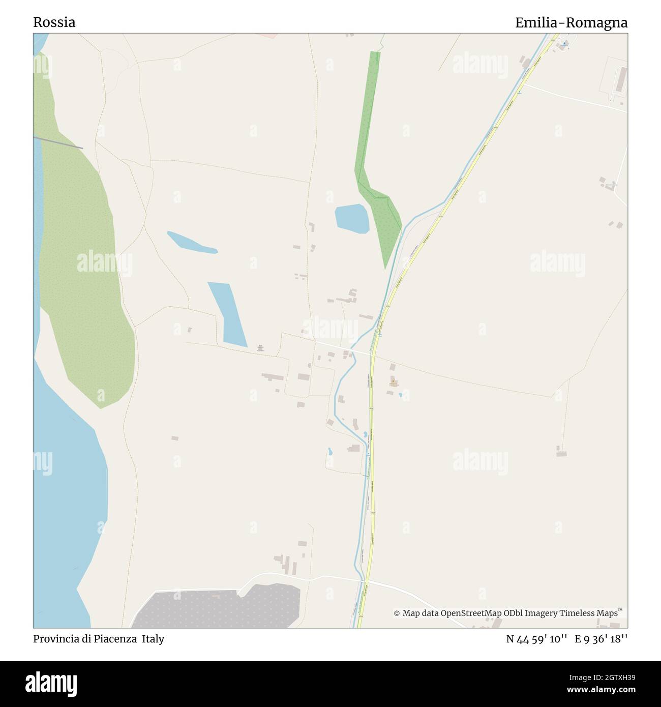 Rossia, Provincia di Piacenza, Italien, Emilia-Romagna, N 44 59' 10 ...