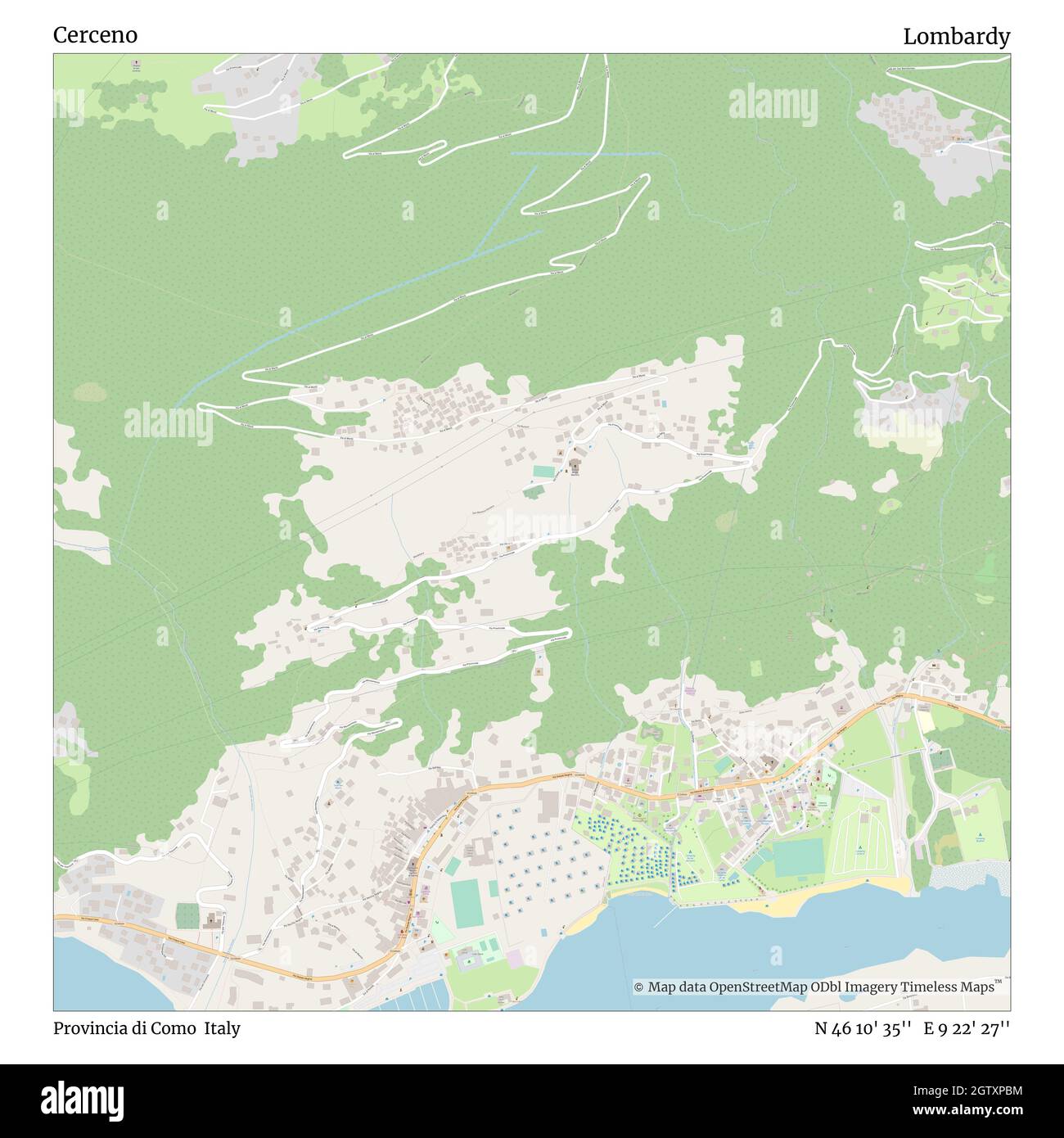 Map of como italy -Fotos und -Bildmaterial in hoher Auflösung – Alamy