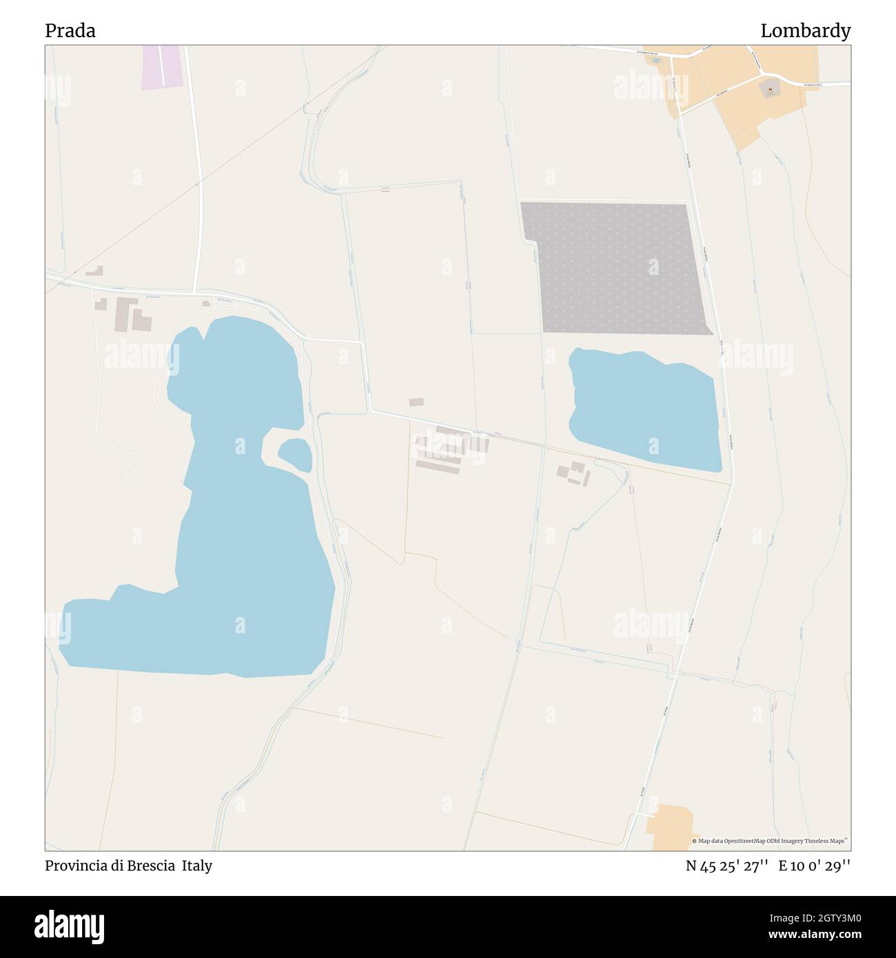 Prada, Provincia di Brescia, Italien, Lombardei, N 45 25' 27'', E 10 0 ...