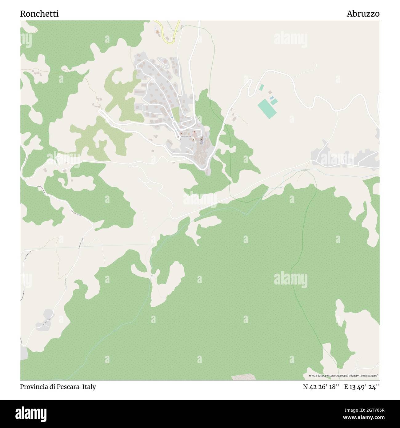 Ronchetti, Provincia di Pescara, Italien, Abruzzen, N 42 26' 18'', E 13 ...