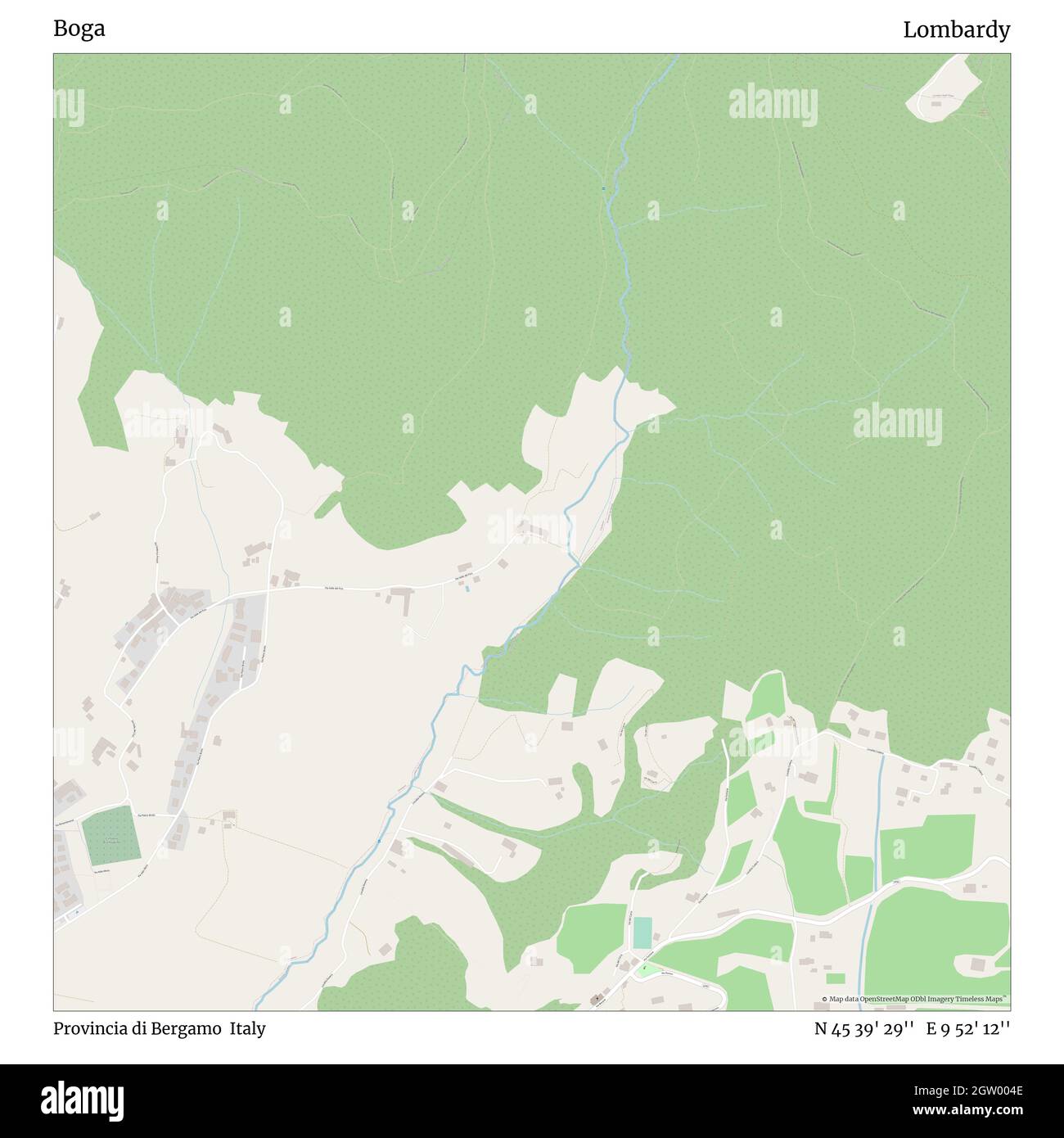 Boga, Provincia di Bergamo, Italien, Lombardei, N 45 39' 29'', E 9 52 ...