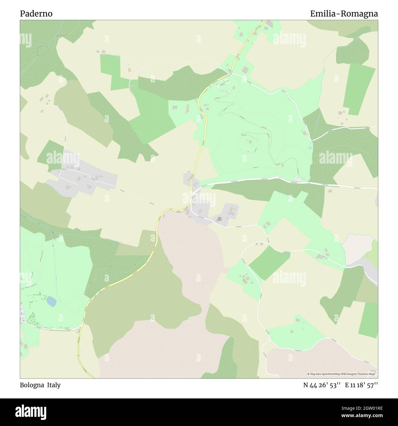 Paderno, Bologna, Italien, Emilia-Romagna, N 44 26' 53'', E 11 18' 57 ...