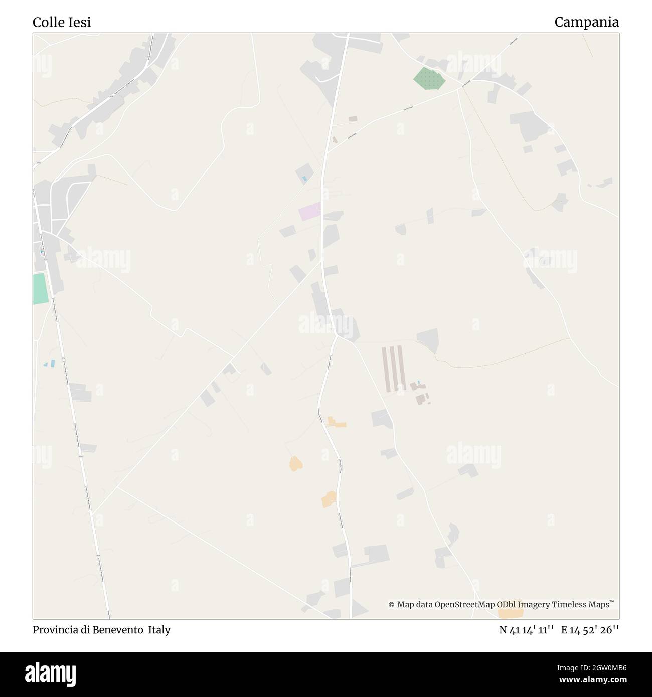 Colle Iesi, Provincia di Benevento, Italien, Kampanien, N 41 14' 11 ...