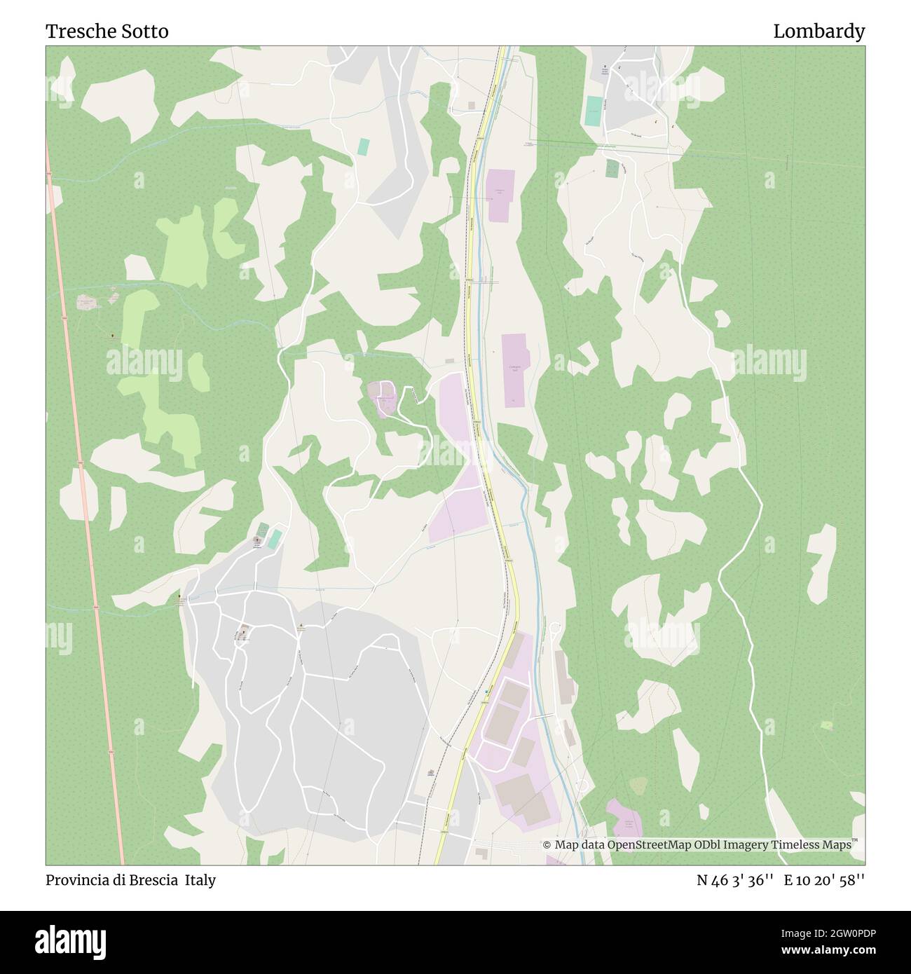 Tresche Sotto, Provincia di Brescia, Italien, Lombardei, N 46 3' 36 ...