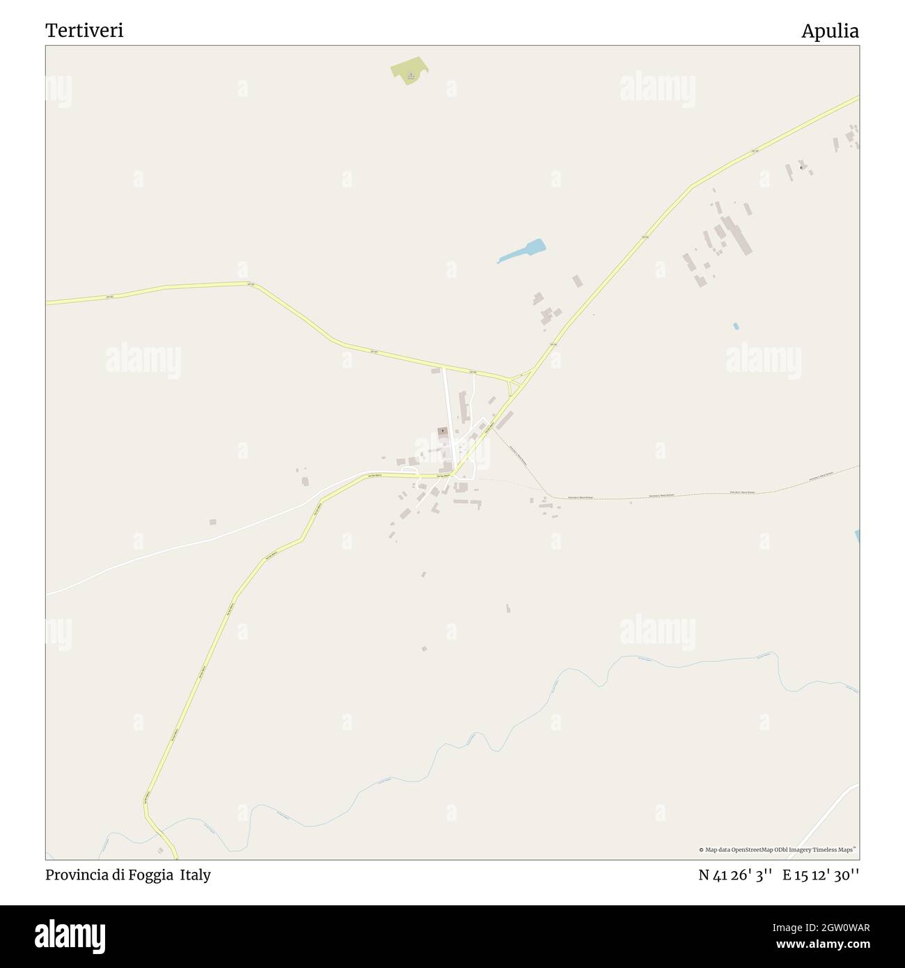 Tertiveri, Provincia di Foggia, Italien, Apulien, N 41 26' 3'', E 15 12 ...