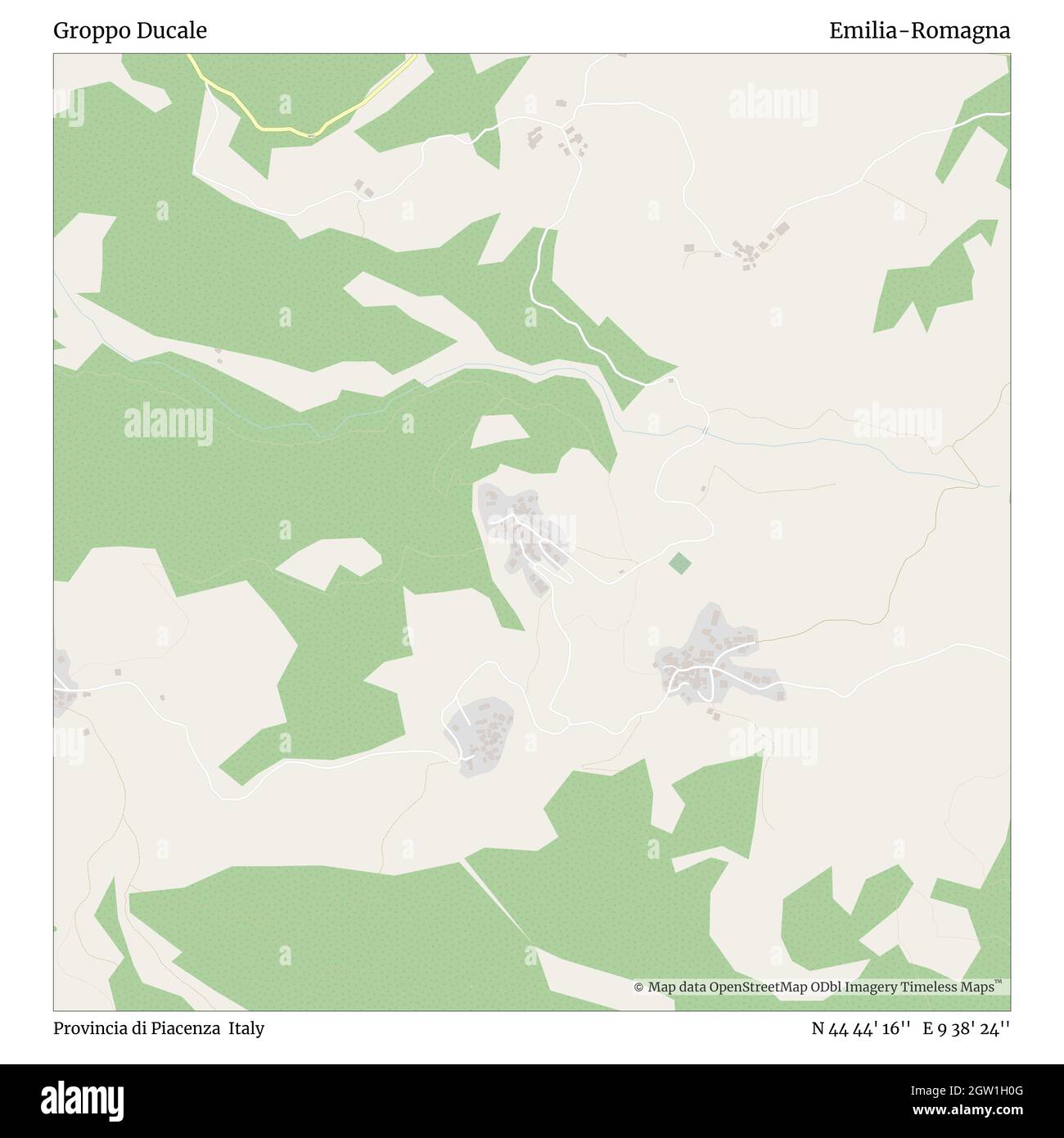 Groppo Ducale, Provincia di Piacenza, Italien, Emilia-Romagna, N 44 44 ...