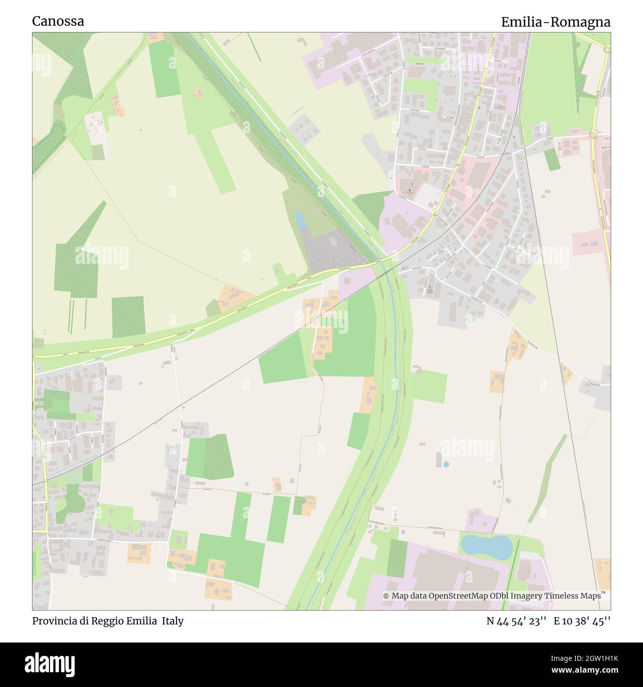 Canossa, Provincia di Reggio Emilia, Italien, Emilia-Romagna, N 44 54 ...