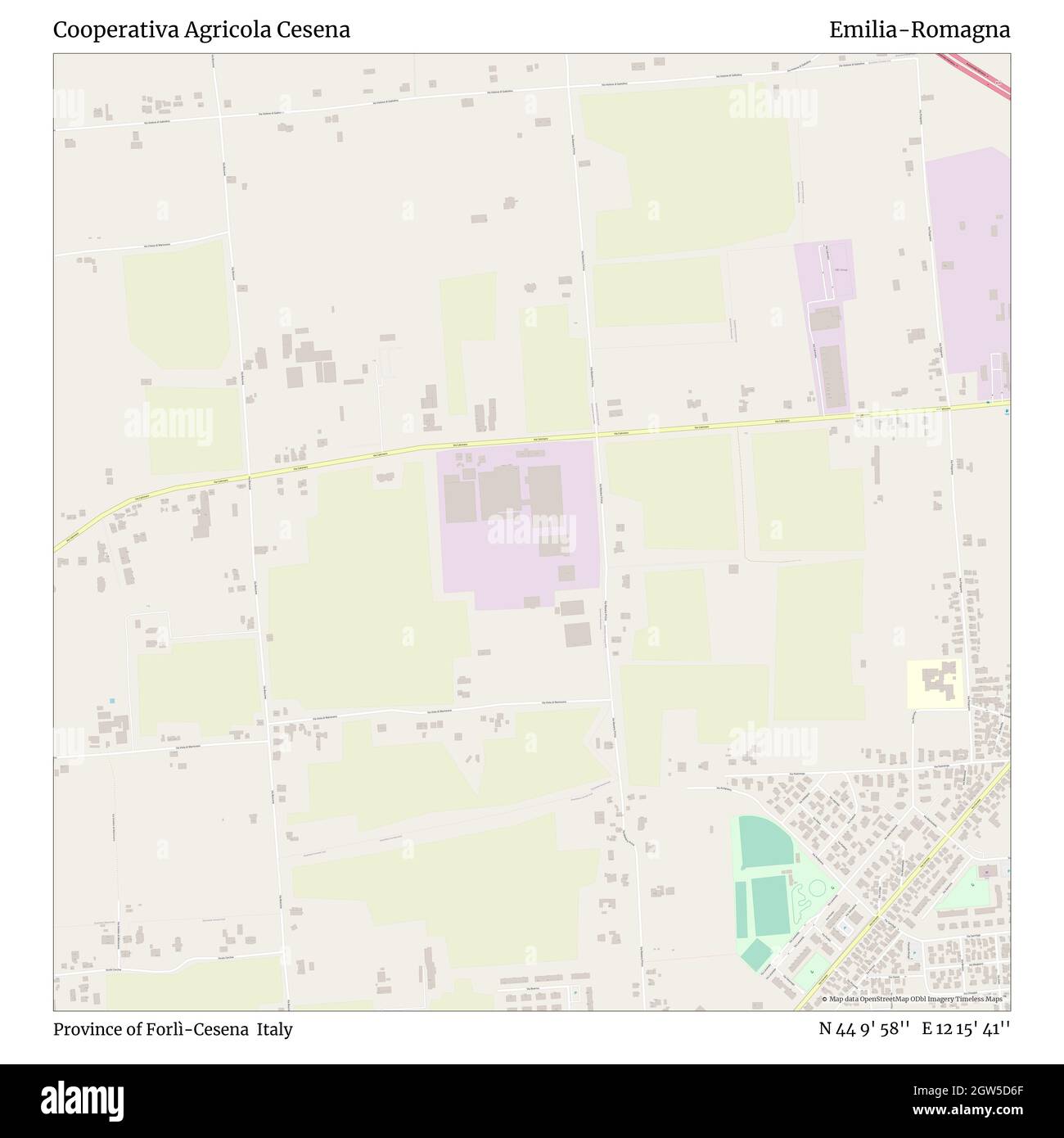 Cooperativa Agricola Cesena, Provinz Forlì-Cesena, Italien, Emilia ...