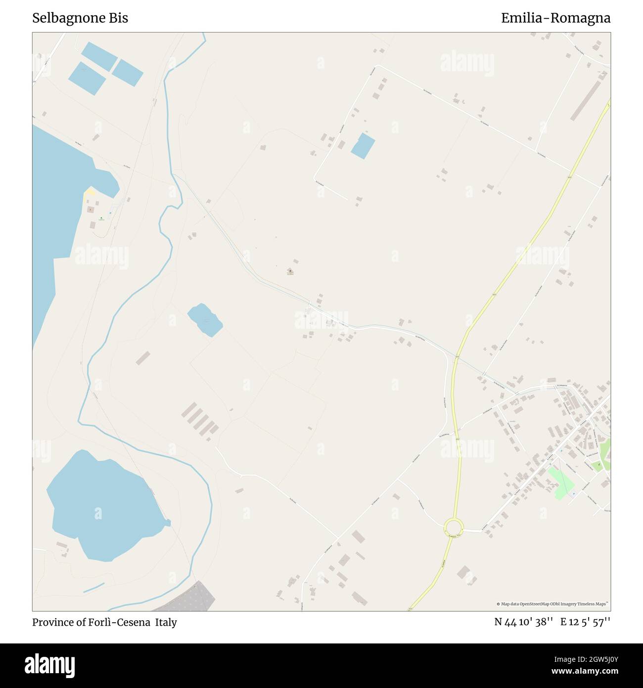 Selbagnone bis, Provinz Forlì-Cesena, Italien, Emilia-Romagna, N 44 10 ...