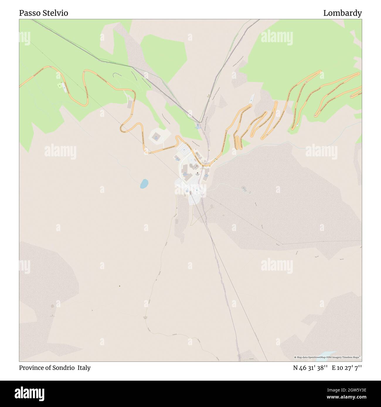 Stelvio map -Fotos und -Bildmaterial in hoher Auflösung – Alamy