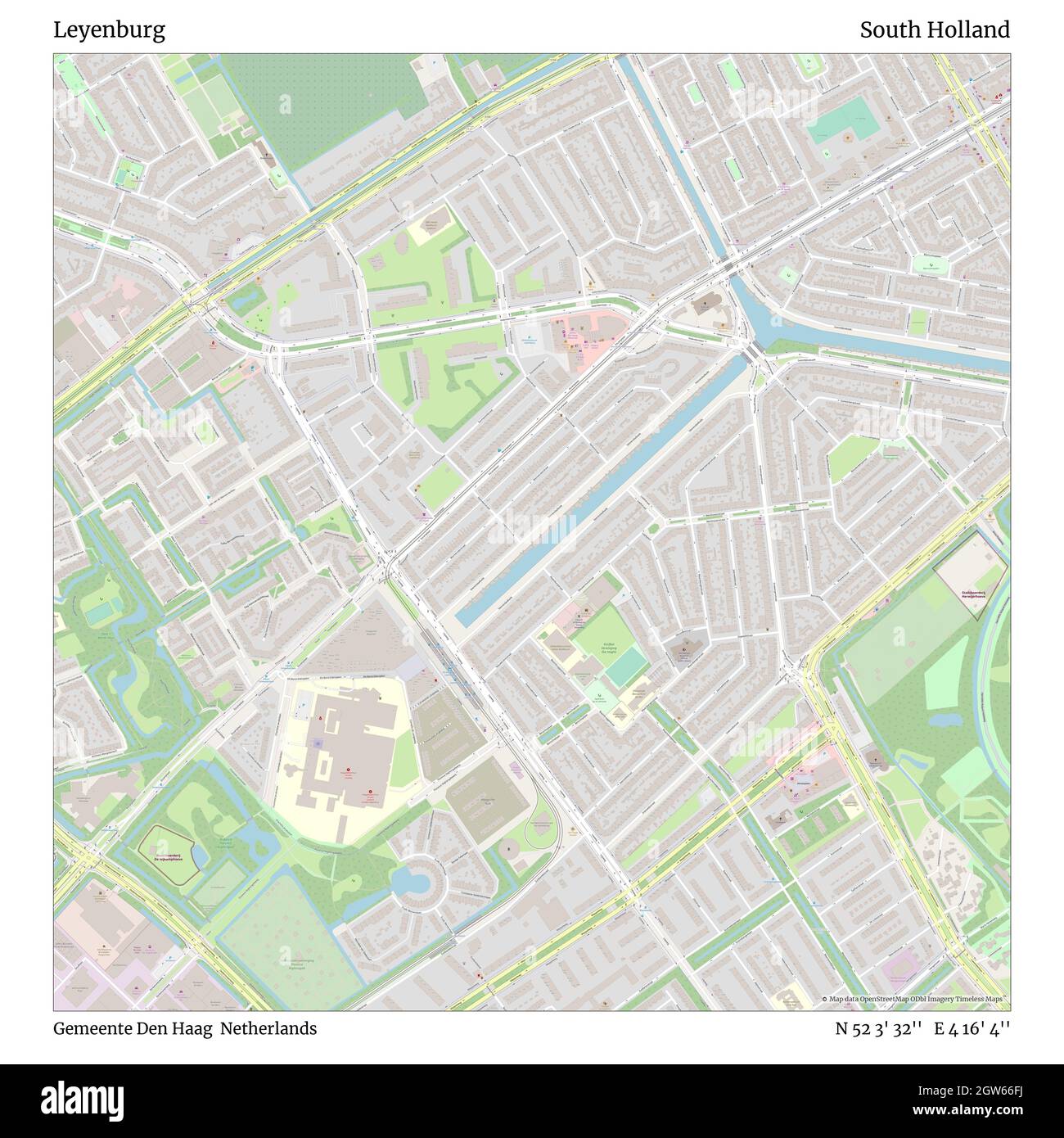 Leyenburg, Gemeente Den Haag, Niederlande, Südholland, N 52 3' 32'', E ...