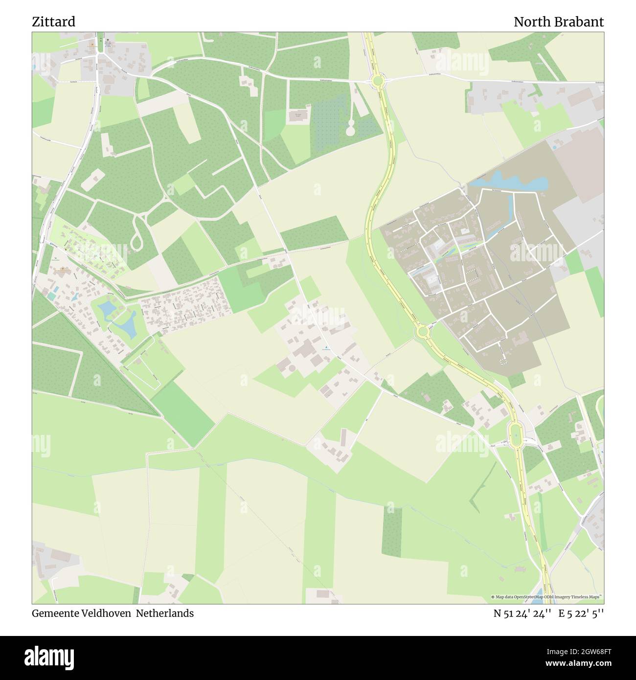 Zittard, Gemeente Veldhoven, Niederlande, Nordbrabant, N 51 24' 24'', E ...