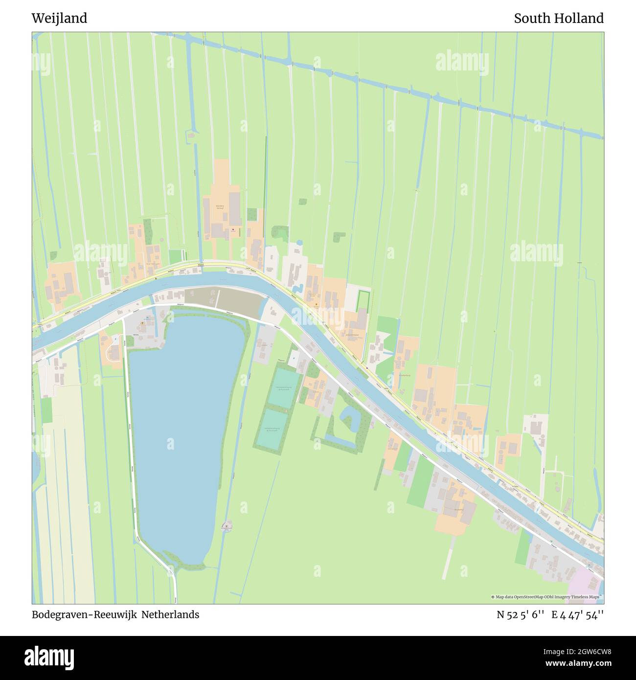 Weijland, Bodegraven-Reeuwijk, Niederlande, Südholland, N 52 5' 6'', E ...