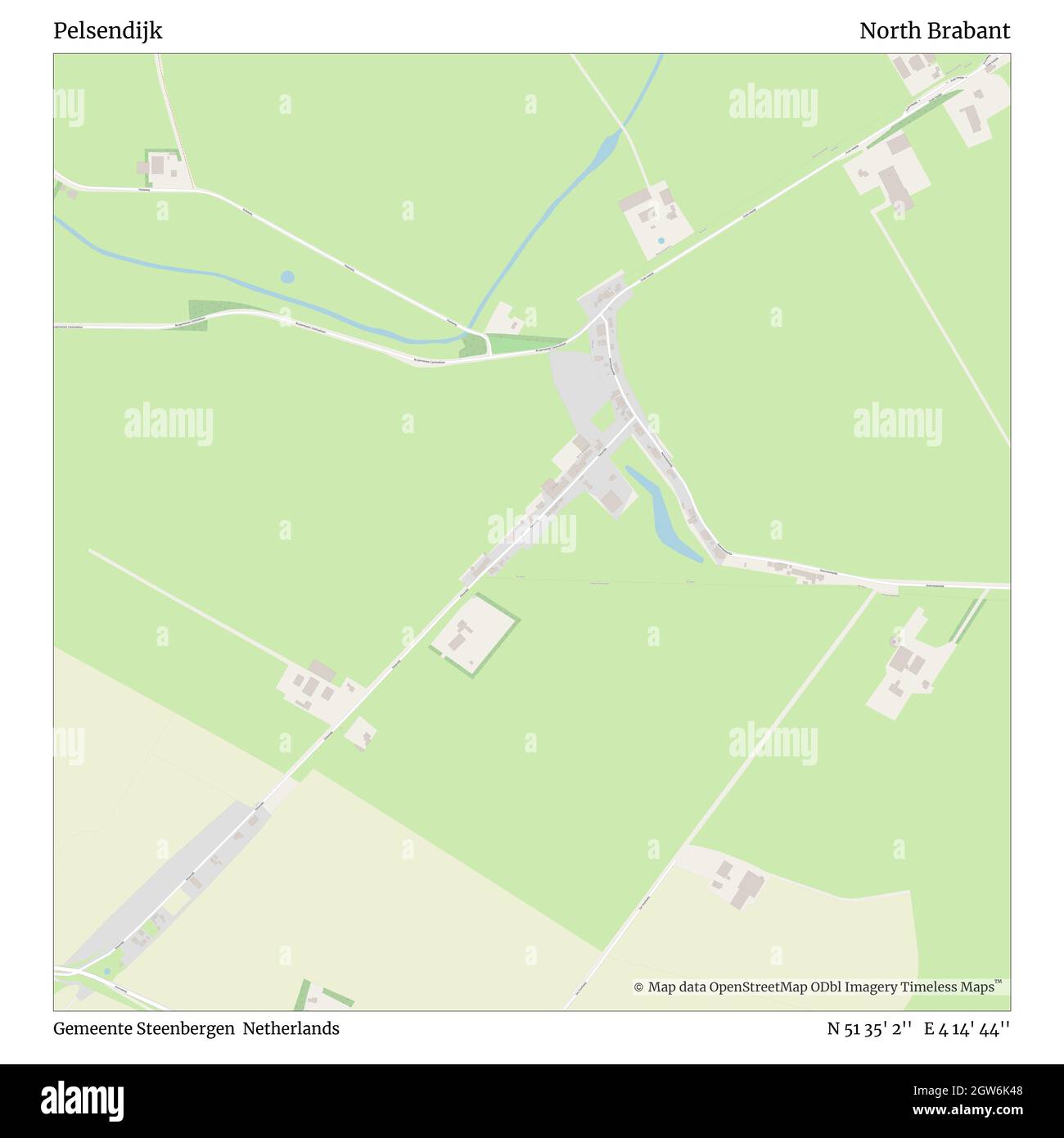 Pelsendijk, Gemeente Steenbergen, Niederlande, Nordbrabant, N 51 35' 2 ...