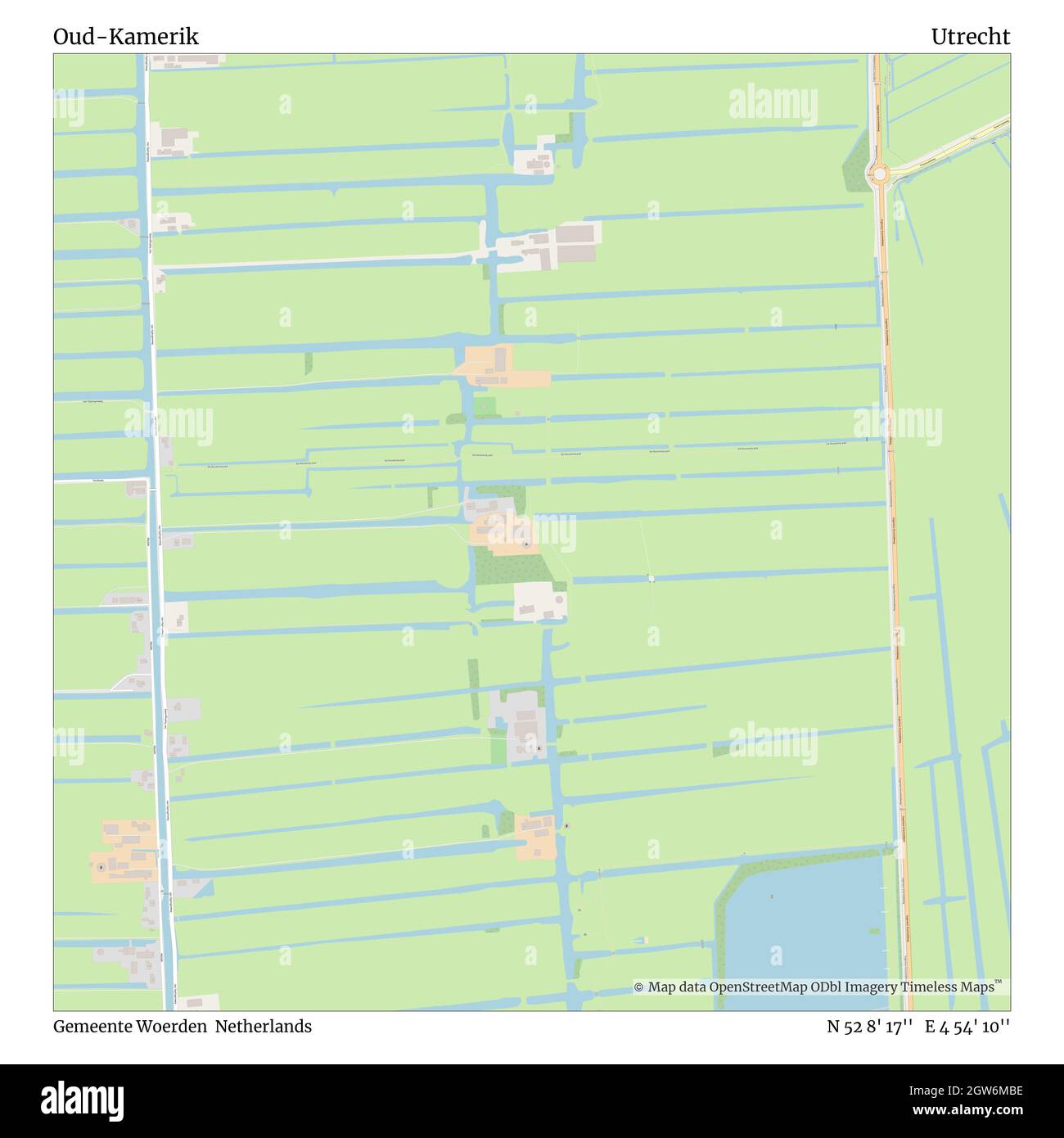 Oud-Kamerik, Gemeente Woerden, Niederlande, Utrecht, N 52 8' 17'', E 4 ...