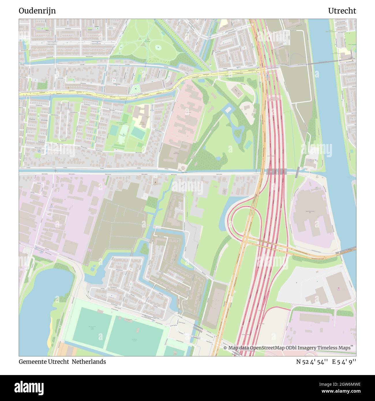 Oudenrijn, Gemeente Utrecht, Niederlande, Utrecht, N 52 4' 54'', E 5 4 ...