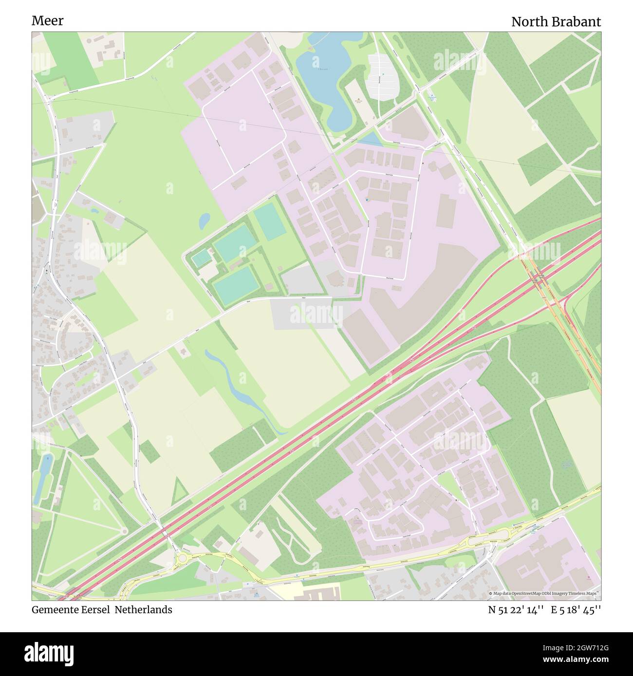 Meer, Gemeente Eersel, Niederlande, Nordbrabant, N 51 22' 14'', E 5 18 ...