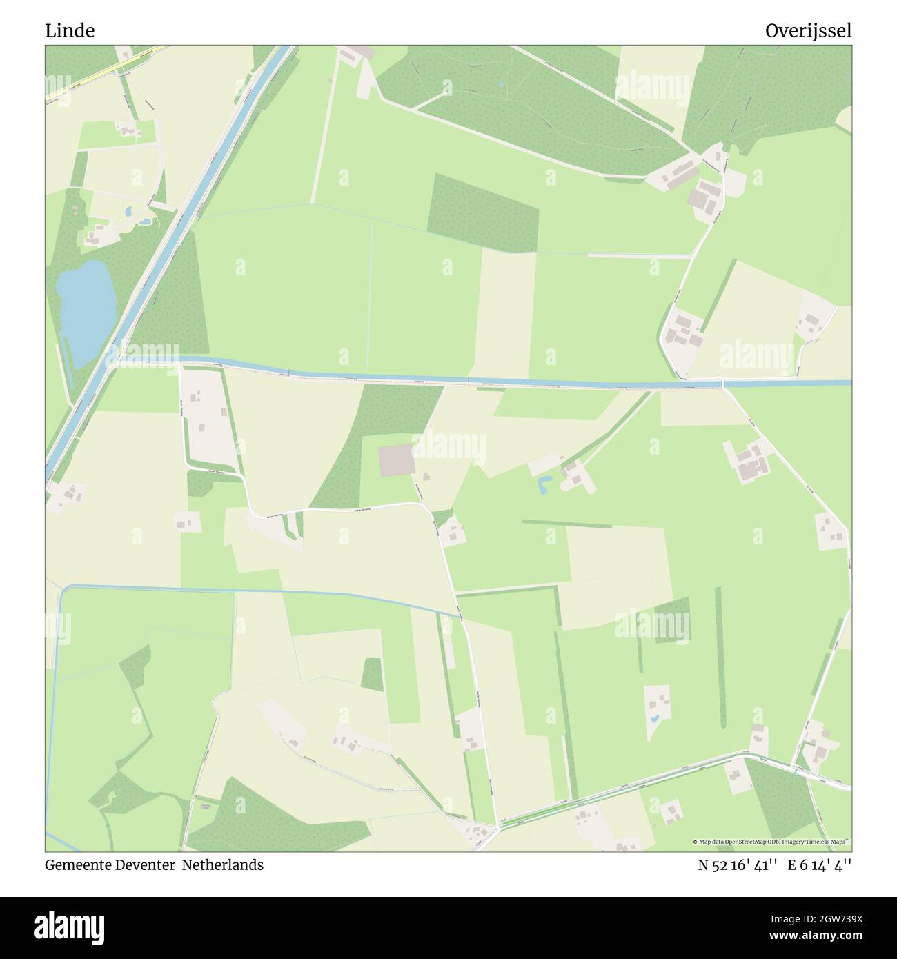 Linde, Gemeente Deventer, Niederlande, Overijssel, N 52 16' 41'', E 6 ...