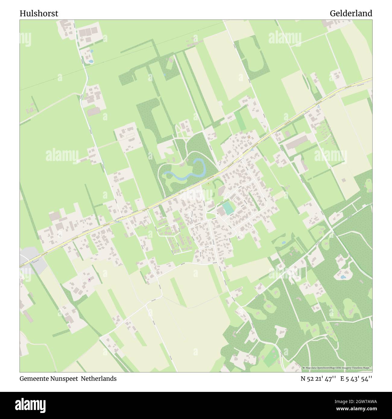Hulshorst, Gemeente Nunspeet, Niederlande, Gelderland, N 52 21' 47'', E ...