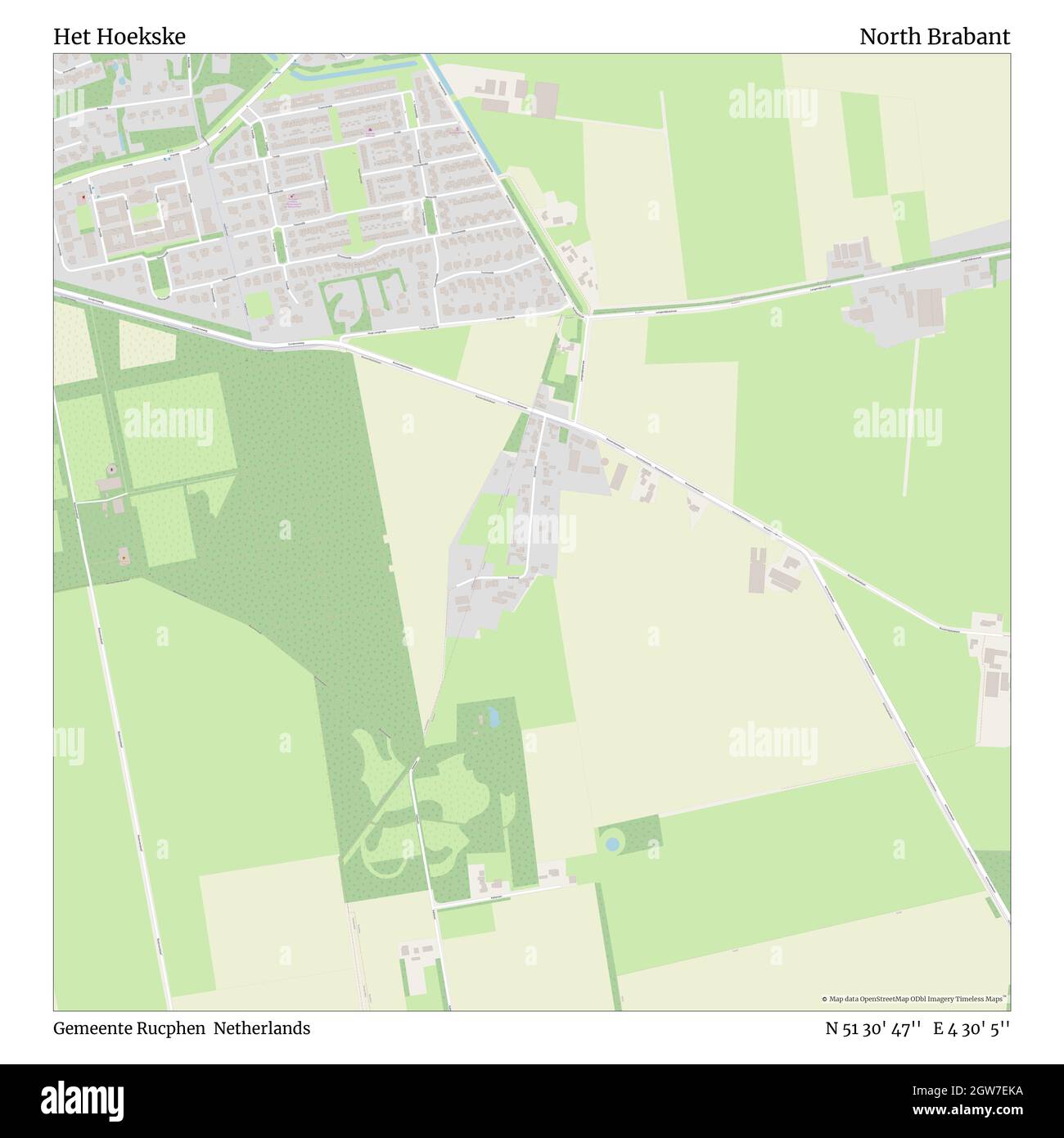 Het Hoekske, Gemeente Rucphen, Niederlande, Nordbrabant, N 51 30' 47 ...