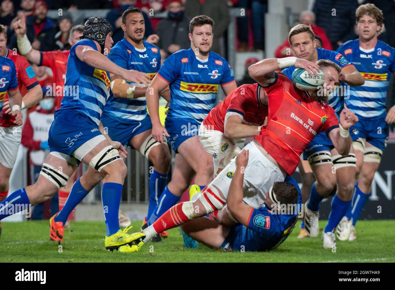 RG SNYMAN aus Münster hat am 2. Oktober 2021 im Thomond Park in ...
