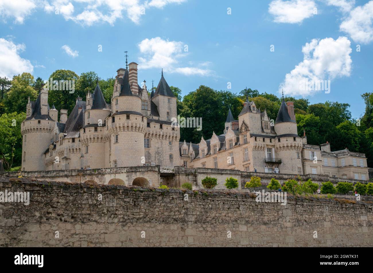 Schloss Usse, Rigny-Usse, regionaler Naturpark Loire-Anjou-Touraine, Loire-Tal, das zum UNESCO ...