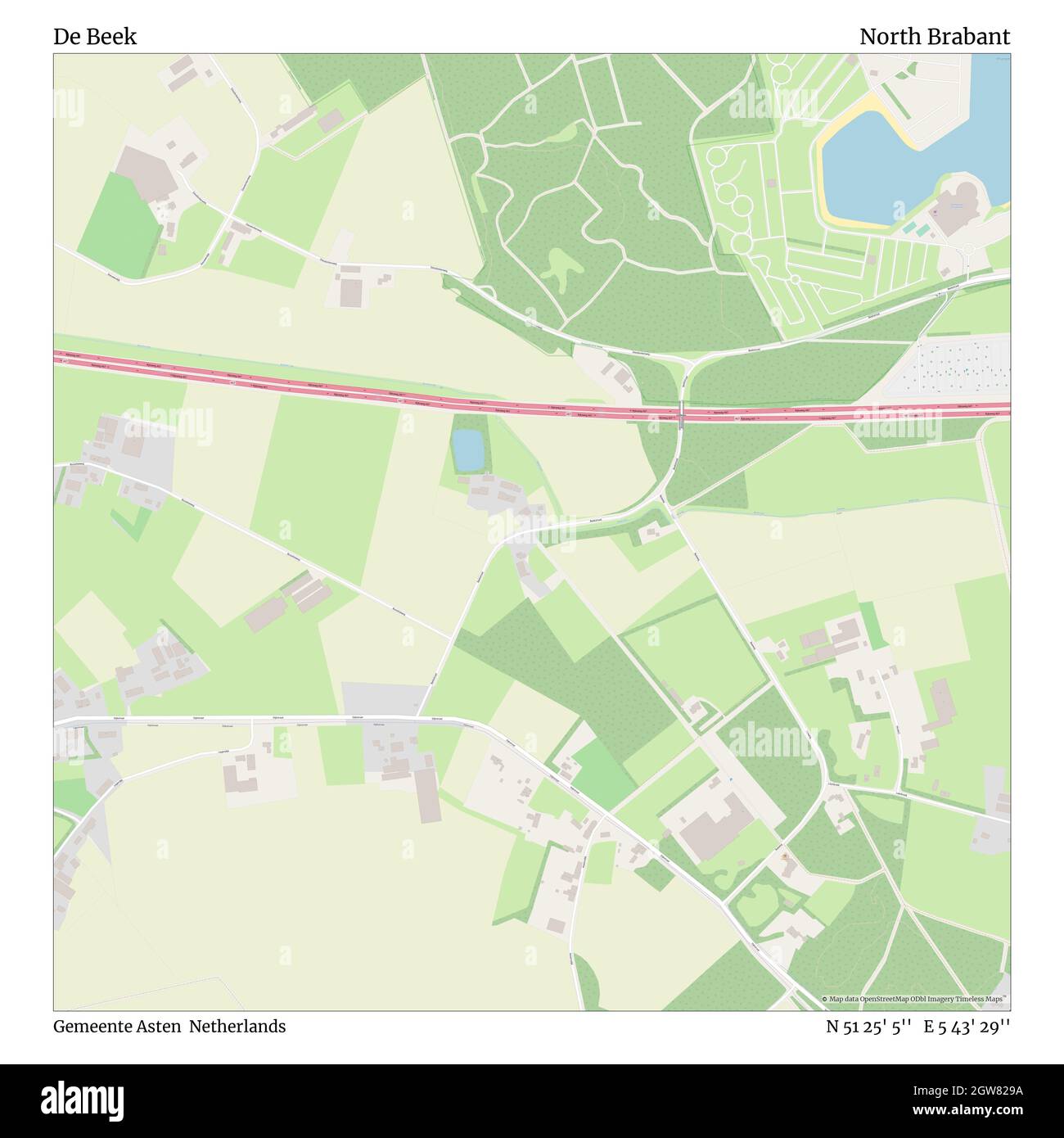 De Beek, Gemeente Asten, Niederlande, Nordbrabant, N 51 25' 5'', E 5 43 ...