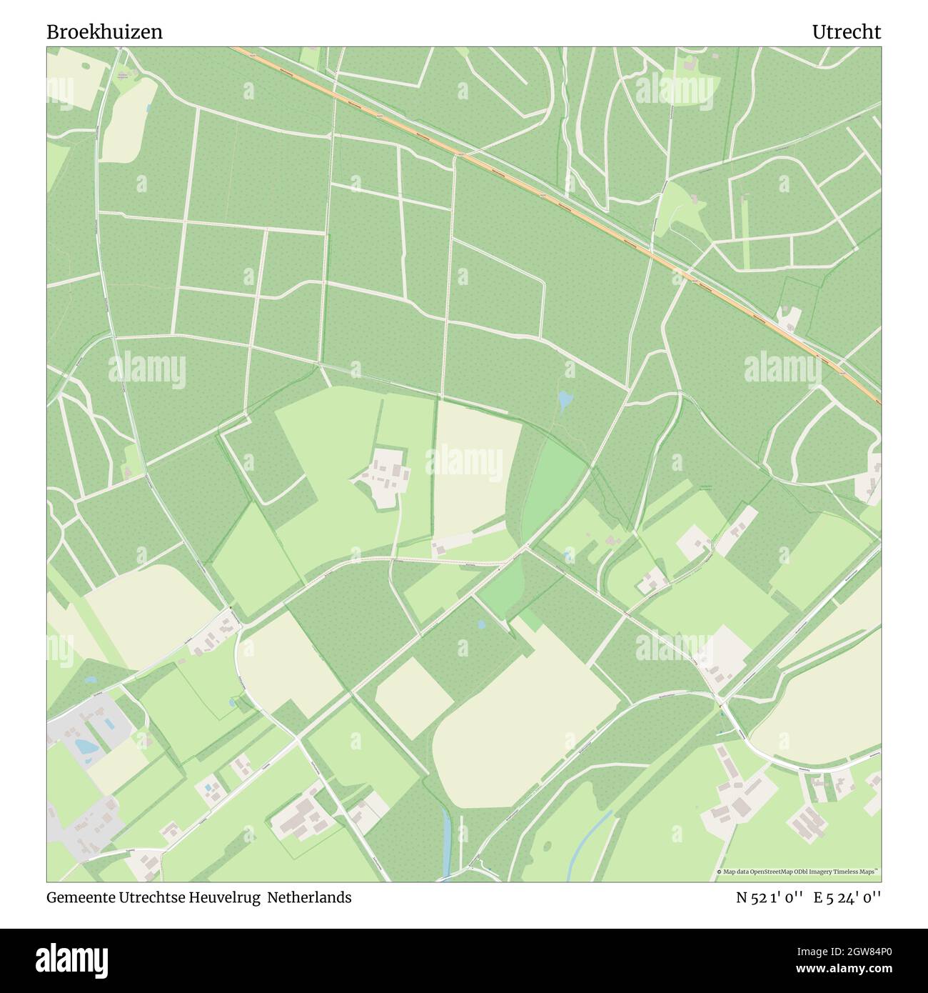 Broekhuizen, Gemeente Utrechtse Heuvelrug, Niederlande, Utrecht, N 52 1 ...
