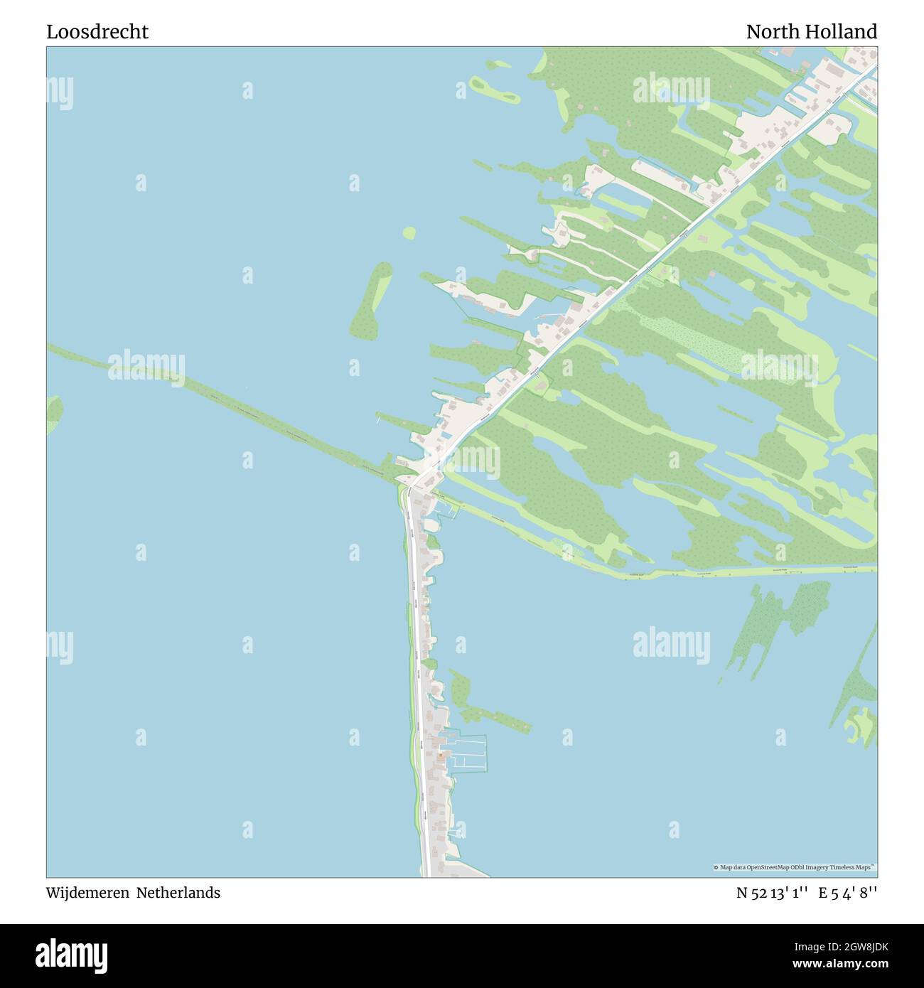 Loosdrecht, Wijdemeren, Niederlande, Nordholland, N 52 13' 1'', E 5 4 ...