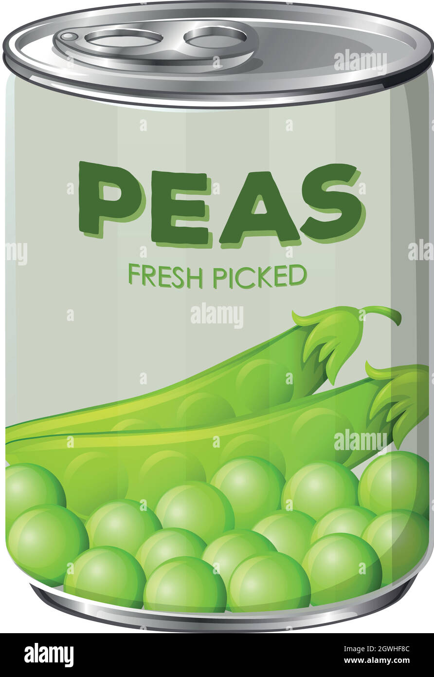 Erbse cartoon Stock-Vektorgrafiken kaufen - Alamy