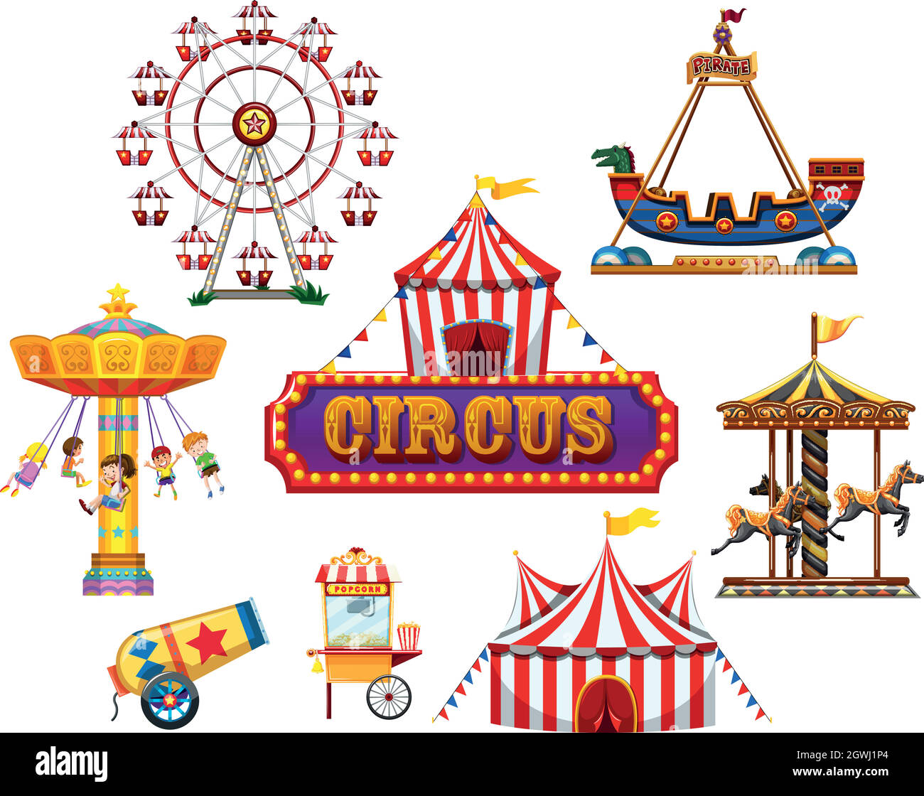 Circus festival Stock-Vektorgrafiken kaufen - Alamy
