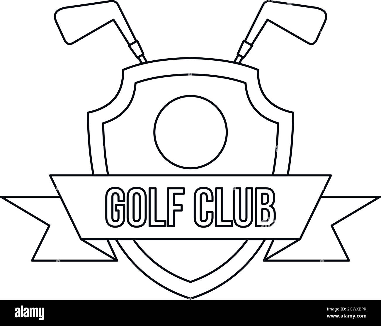 Golfclub symbol -Fotos und -Bildmaterial in hoher Auflösung – Alamy