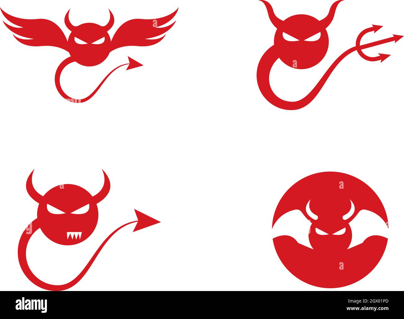 Satan logo Stock-Vektorgrafiken kaufen - Alamy