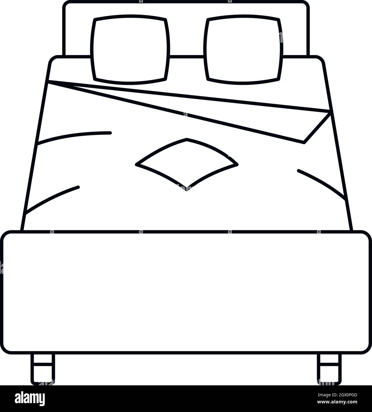 Bett liniensymbol -Fotos und -Bildmaterial in hoher Auflösung – Alamy