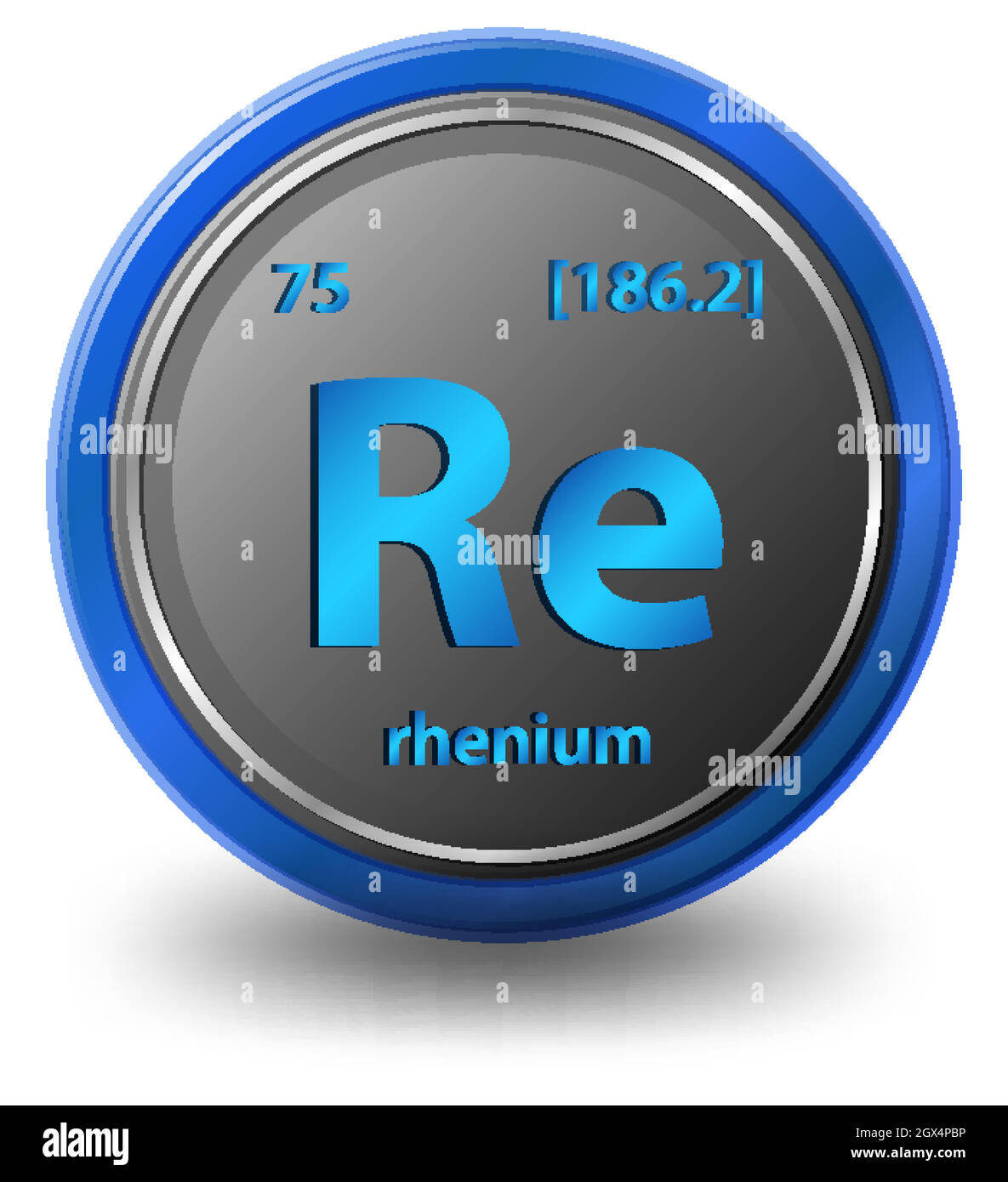 Symbol chemical element rhenium -Fotos und -Bildmaterial in hoher ...